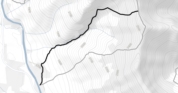 Ship's Prow Route Hiking Trail - Canmore, Alberta