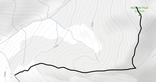 McBride Peak Trail Hiking Trail - McBride, BC