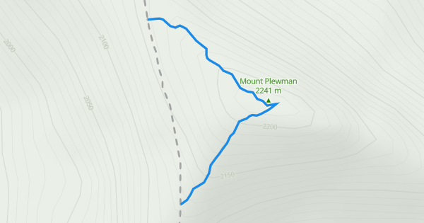 Mount Plewman Trail Hiking Trail - Rossland, BC
