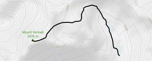 Mount Fennell Route Hiking Trail - Ainsworth, BC