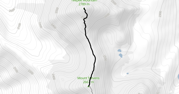 Teepee Mountain Route Hiking Trail - Wasa, BC
