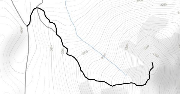 Mount Roberta Route Hiking Trail - Canmore, Alberta