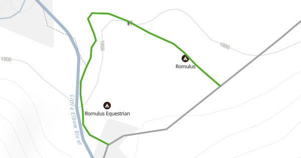 Romulus Campsite Access Multi Trail - Kananaskis Village