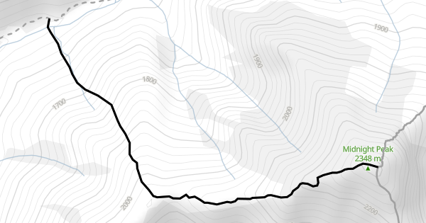 Midnight Peak Route Hiking Trail - Kananaskis Village