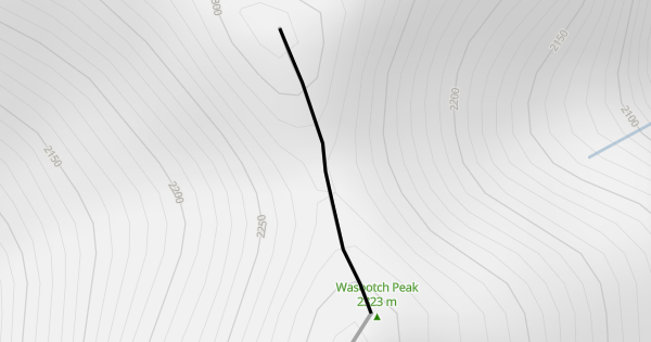 Wasootch Peak North Route Hiking Trail - Kananaskis Village