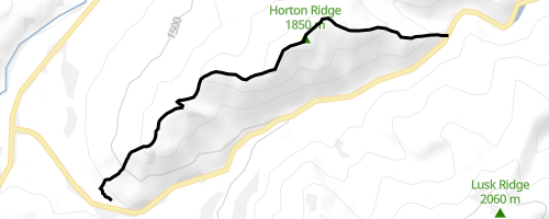 Horton Ridge Route Hiking Trail - Kananaskis Village