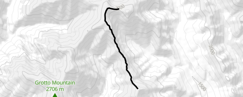 Gable Ridge Route Hiking Trail - Canmore, Alberta