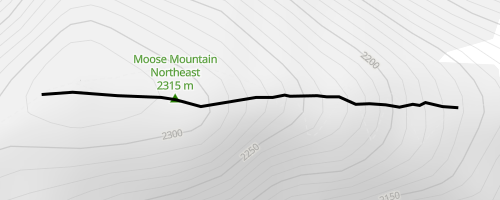 Moose Mountain Direct Route Hiking Trail - Kananaskis Village