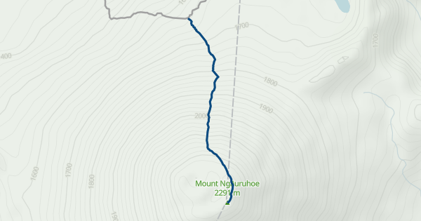 Mount Ngauruhoe Summit Track Hiking Trail