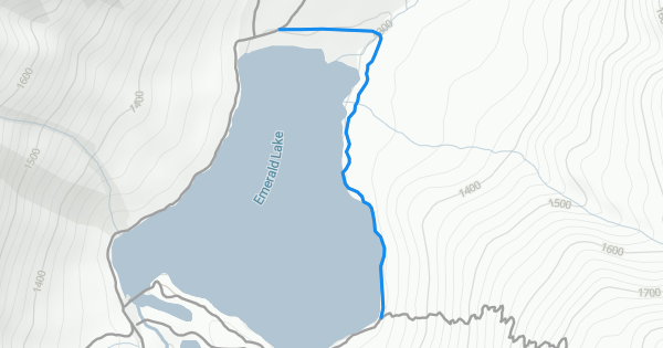 Emerald Lake Loop Trail Hiking Trail - Field, BC