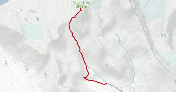 Mount Niles Route Hiking Trail - Field, British Columbia
