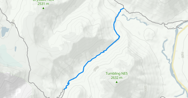 Tumbling Creek Trail Hiking Trail - Radium Hot Springs