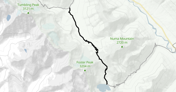 Numa Pass Trail Hiking Trail - Radium Hot Springs, BC