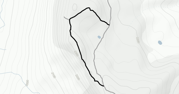 Somnet Balds Hill Route Hiking Trail - Jasper, Alberta