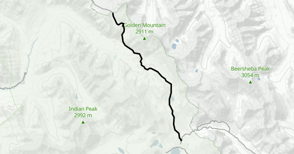 Citadel Pass Trail Hiking Trail - - Alberta | Trailforks