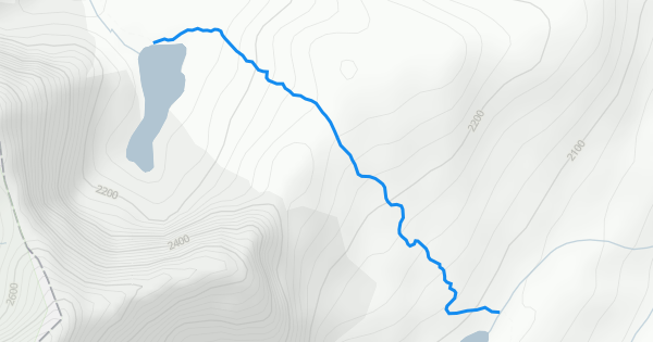 Lower Twin Lake Trail Hiking Trail - - Alberta