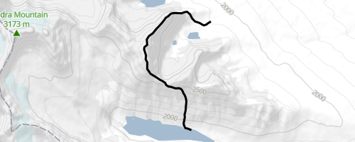 Mount Bell Route Hiking Trail - Banff, Alberta