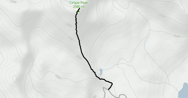 Cirque Peak Route Hiking Trail - - Alberta | Trailforks