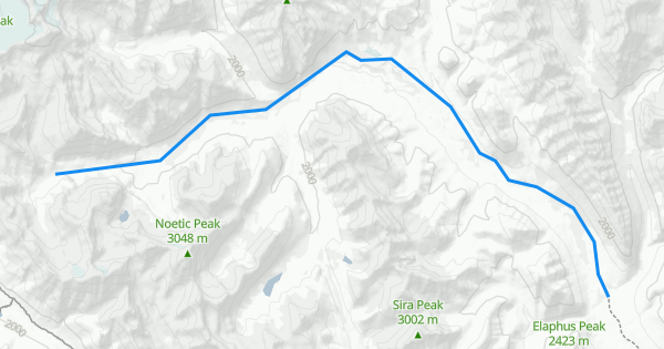 Cascade River Trail Hiking Trail - - Alberta