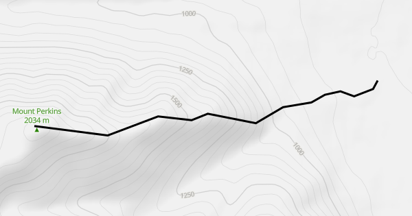 Mount Perkins Route Hiking Trail - Carcross, YT