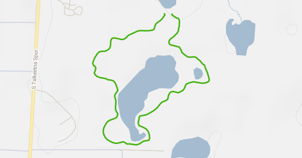 Tiger Lake Trail Hiking Trail - Talkeetna, Alaska
