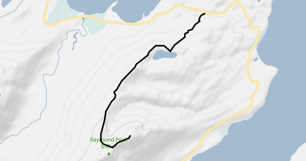 Heitman Mountain Route Hiking Trail - Kodiak, AK
