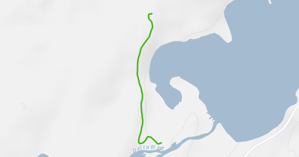 Tangle Lake Campground Trail Hiking Trail - - Alaska