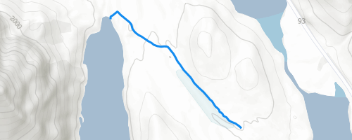 Chephren Lake Trail Hiking Trail - Lake Louise, AB