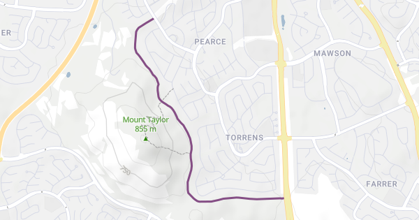 Torrens Houses Fire Trail Mountain Biking Trail - Canberra