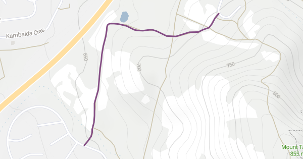 Old Kambah Fire Trail Mountain Biking Trail - Canberra