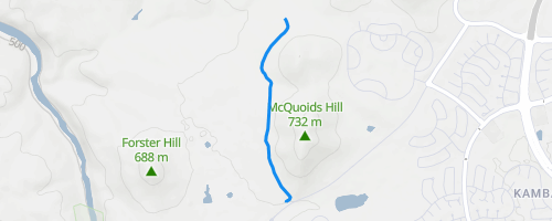 McQuoids Bicentennial Trail Mountain Biking Trail - Kambah