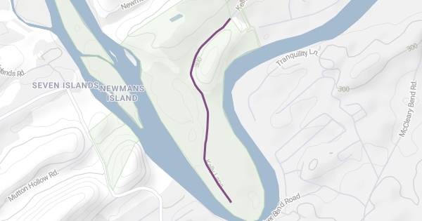 Kelly Lane Greenway Mountain Biking Trail - Knoxville
