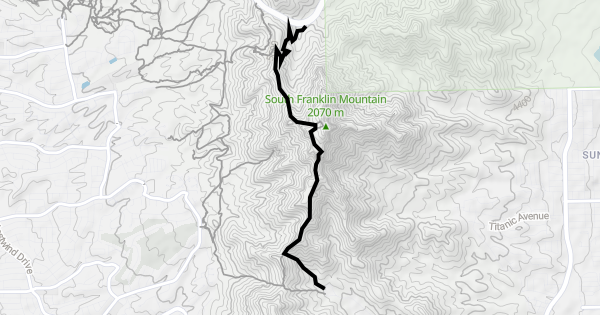 Ron Coleman Trail Hiking Trail - El Paso, Texas