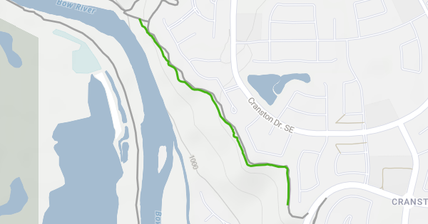 Death of Mars Mountain Biking Trail - Calgary, Alberta