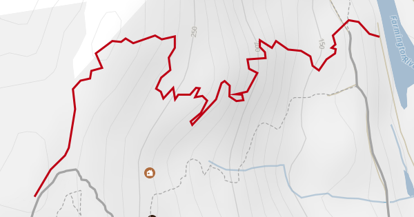 Ledges Mountain Biking Trail - New Hartford, Connecticut