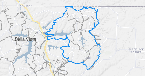The Back 40 Loop Multi Trail - Bella Vista, Arkansas