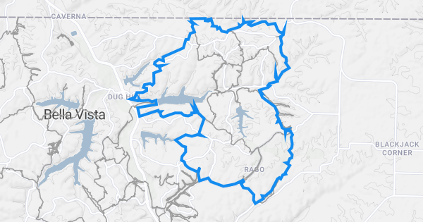 The Back 40 Loop Multi Trail - Bella Vista, Arkansas