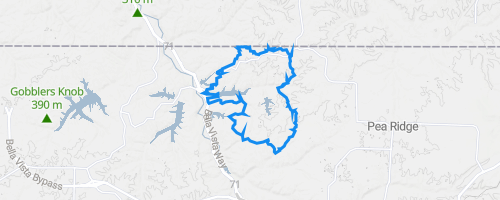 The Back 40 Loop Mountain Biking Trail - Bella Vista