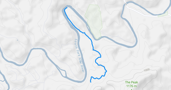 Riverbend Trail Hiking Trail - Jefferson, North Carolina