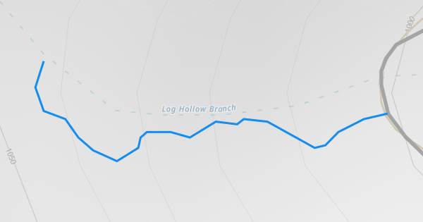 Log Hollow Falls Trail Hiking Trail - Brevard, NC
