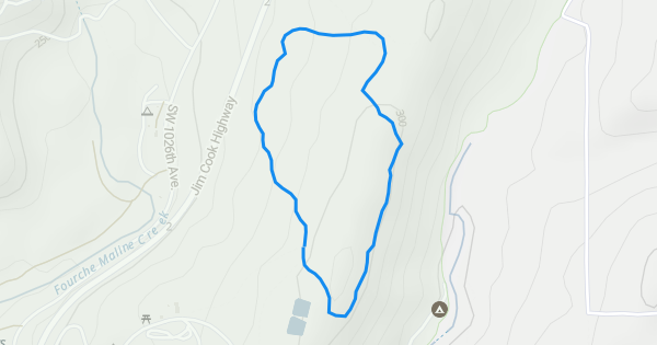 Coon Ridge Loop Trail Hiking Trail - Wilburton, Oklahoma