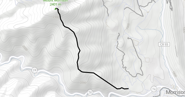 Mount Morrison Trail Hiking Trail - Morrison, Colorado