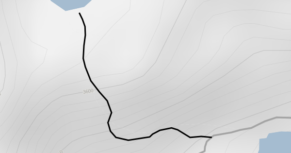Little Blue Lake Route Hiking Trail - Nederland, Colorado