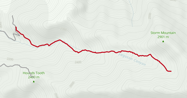 Ferguson Canyon Trail Hiking Trail - Cottonwood Heights