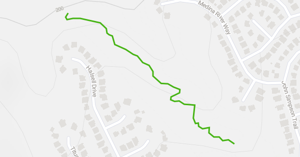 Mustang Run Trail Mountain Biking Trail - Austin, Texas