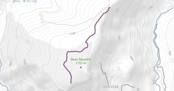 Piste de Baou de Mourine Mountain Biking Trail