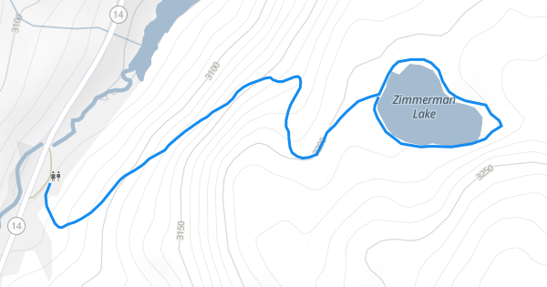 Zimmerman Lake Trail Hiking Trail - Roosevelt National Forest