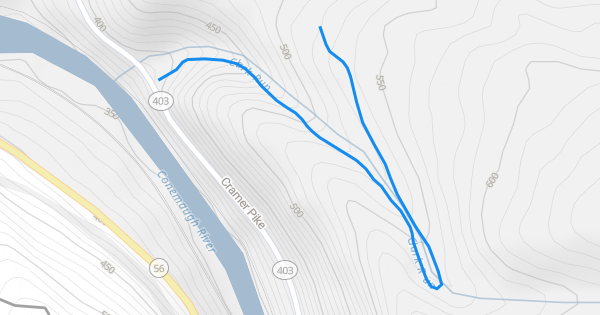 Clark Run Trail Hiking Trail - Johnstown, Pennsylvania