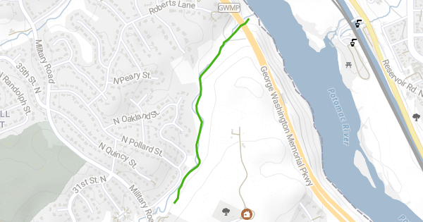 Donaldson Run Trail Multi Trail - Arlington, Virginia