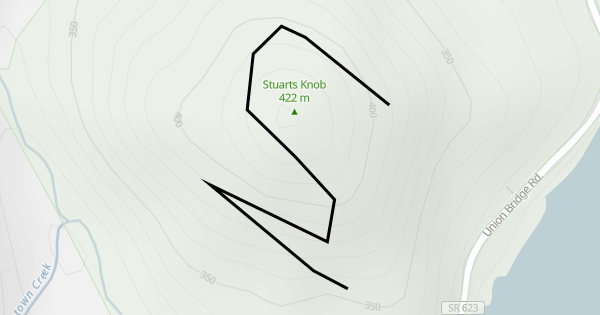 Upper Stuart's Knob Trail Hiking Trail - Stuart, Virginia